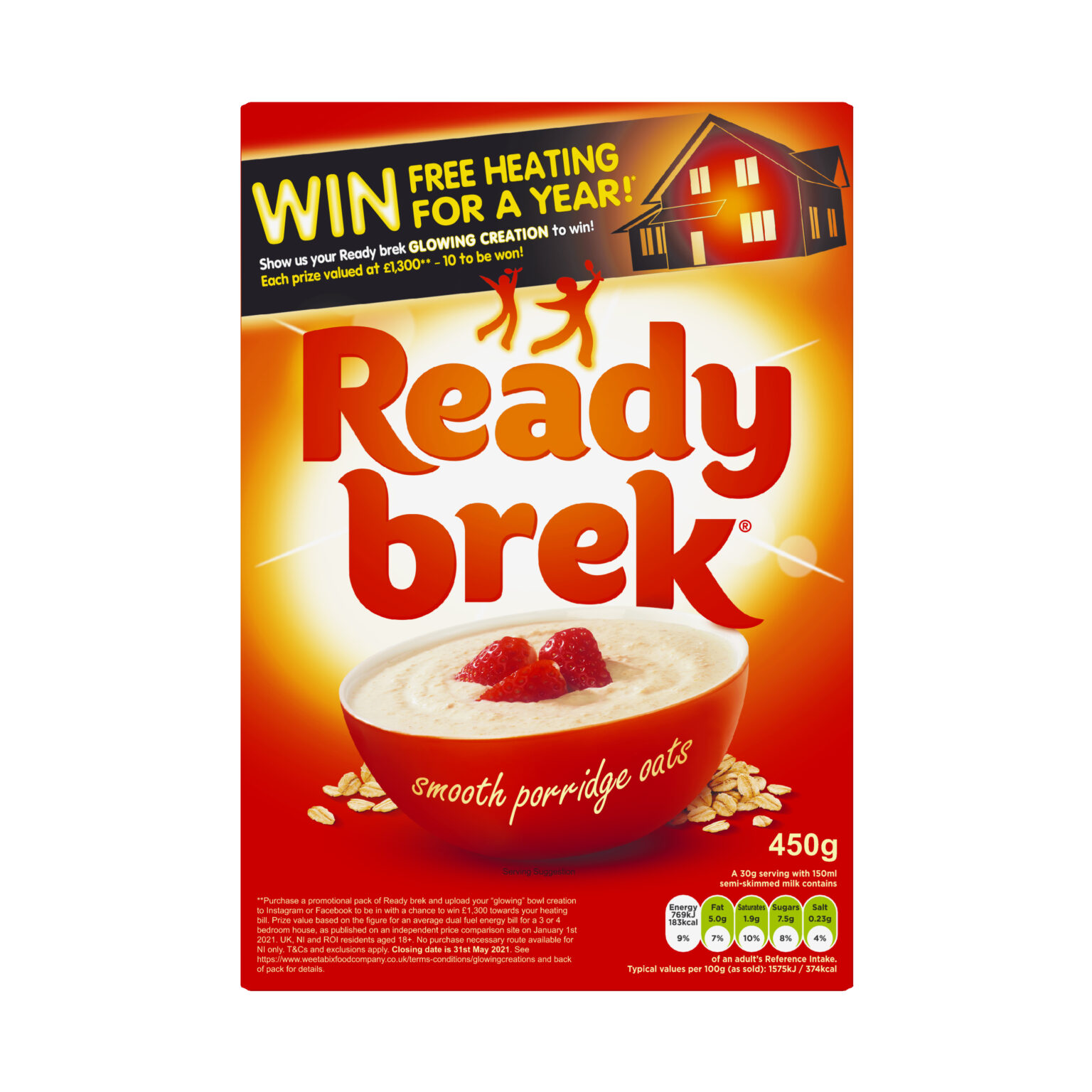 Ready brek warms up winter with on pack promotion to win free heating ...